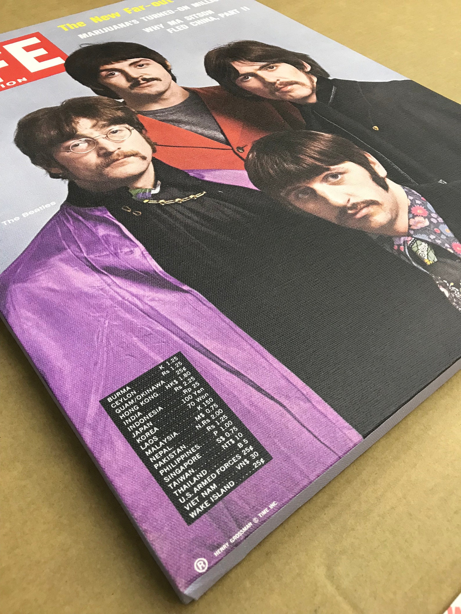 The Beatles Life Magazine 1967 Poster Print Canvas Metal - Etsy