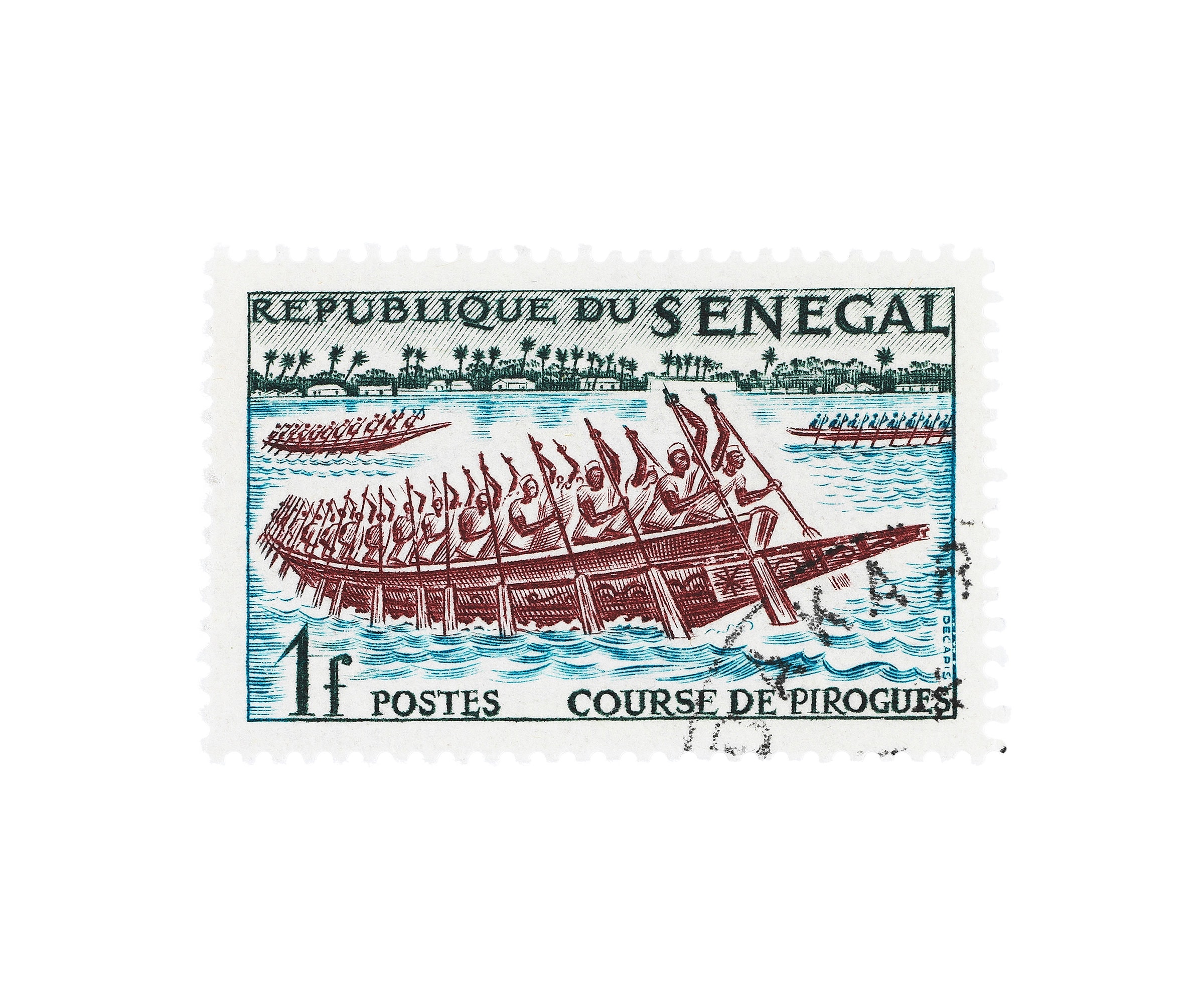 Vintage African Stamp Art Postage, Senegal Senegalese Stamp, Gift Photo ...