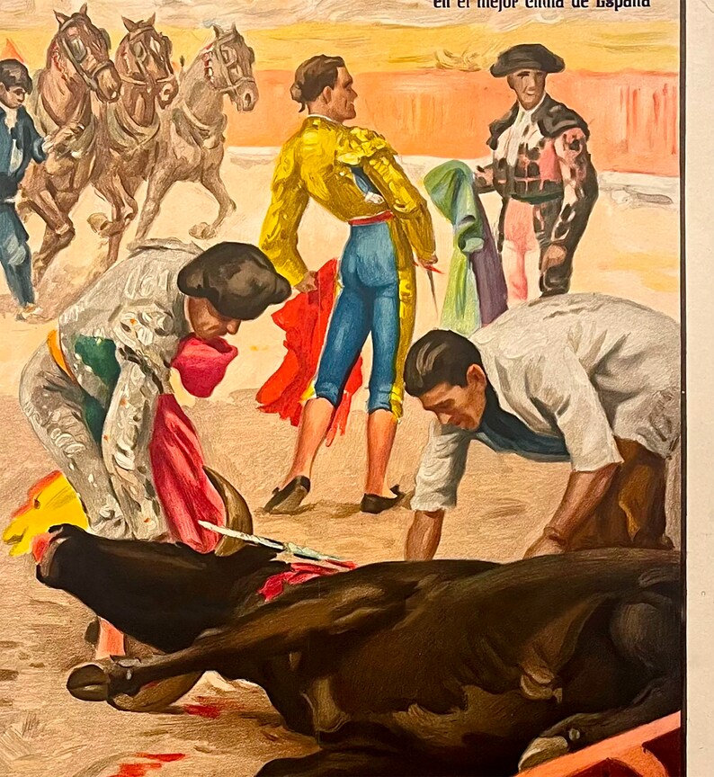 Plaza De Toros De Almería Poster Vintage Fine Art Print, Spanish ...