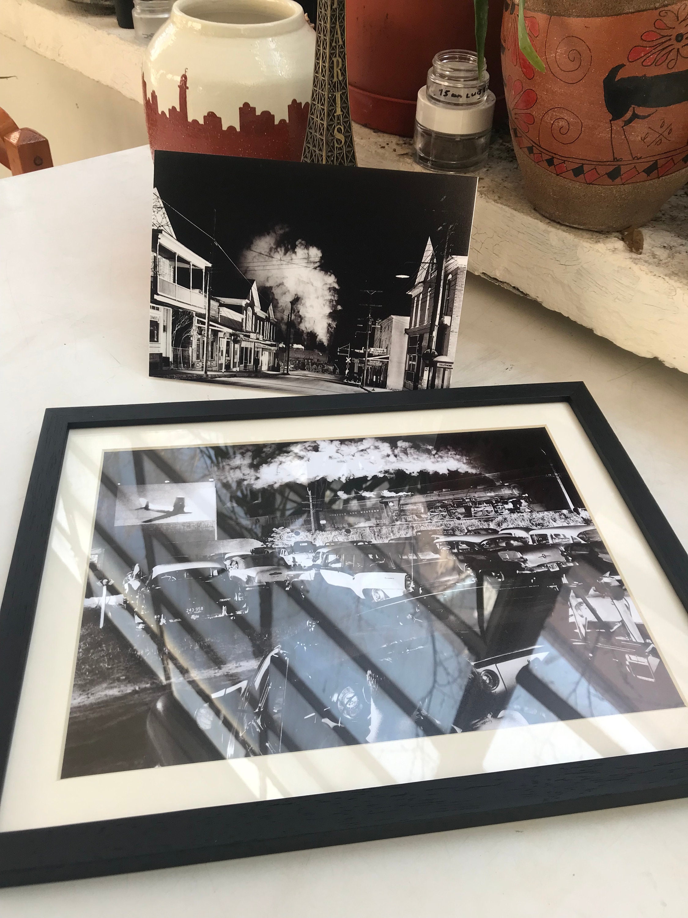 Hot Shot Eeastbound, Iaeger, West Virginia Photo Poster Framed Canvas ...