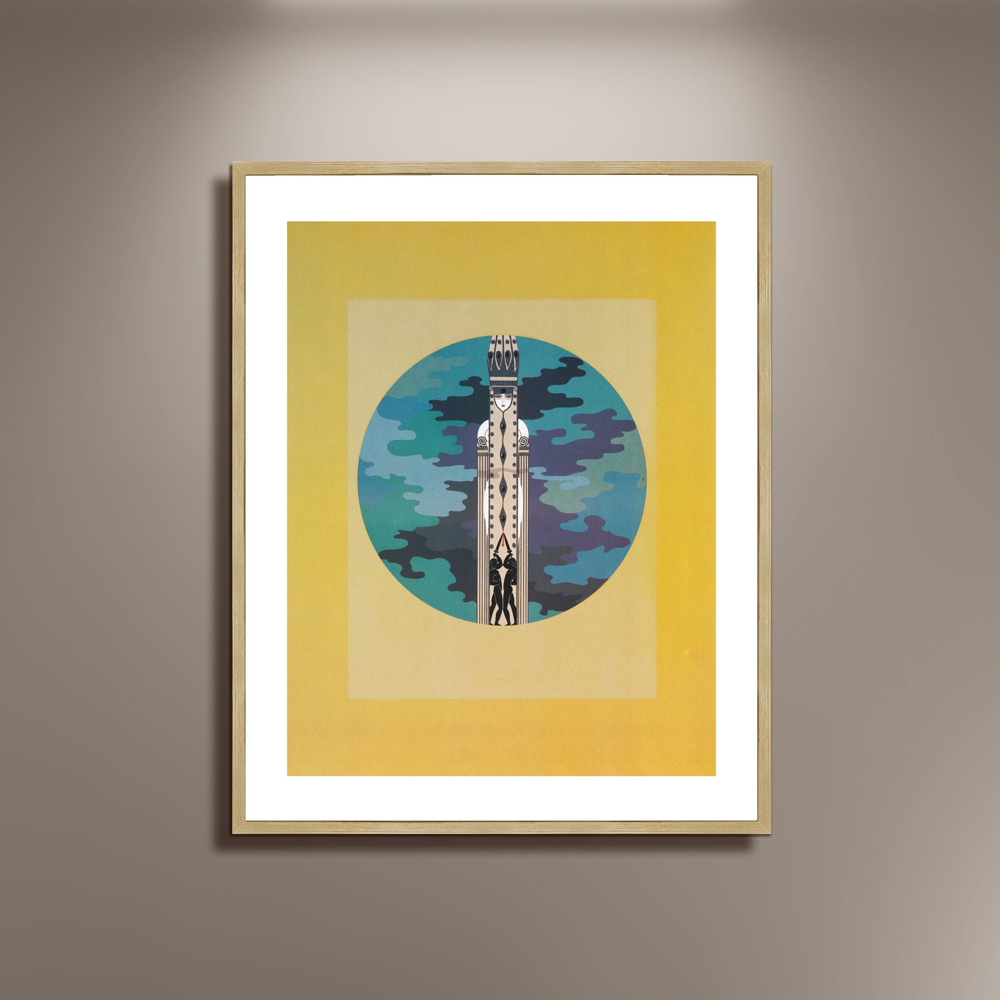 Erté Artwork L'indifference Poster Print Framed Canvas - Etsy