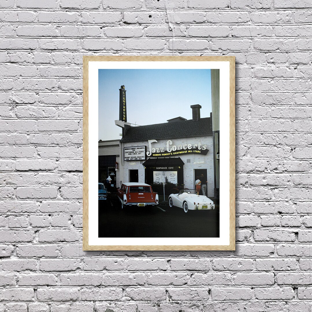 Lighthouse Jazz Club Vintage Photo: Los Angeles Framed Canvas Print - Etsy