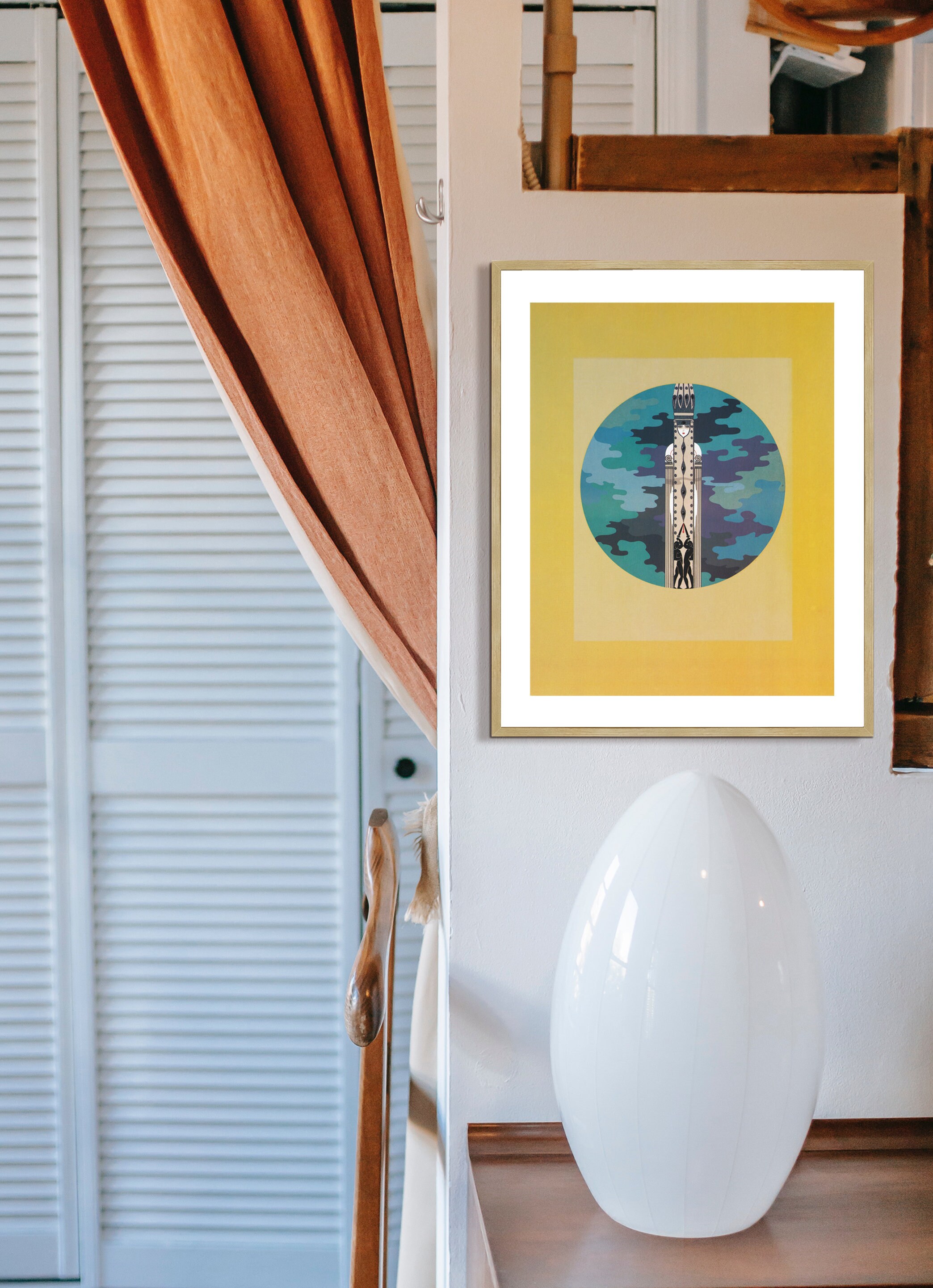 Erté Artwork L'indifference Poster Print Framed Canvas - Etsy