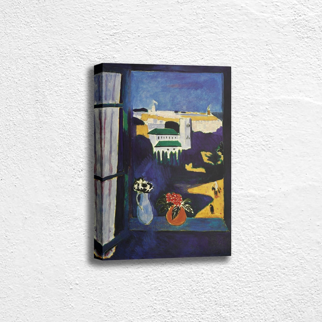 Henri Matisse 'window at Tangier' Canvas Print - French Lithograph Art ...