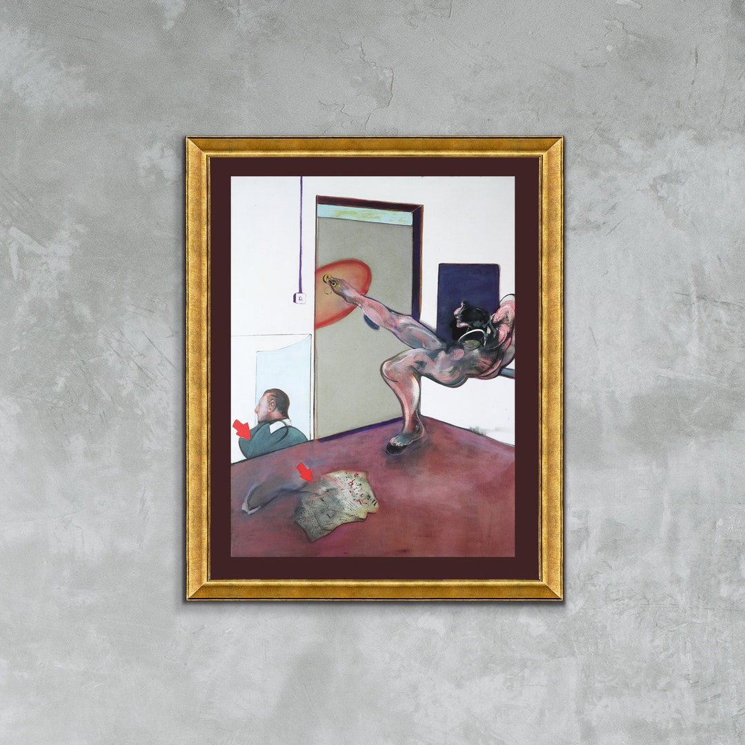 Portrait of George Dyer Talking Painting by Francis Bacon Poster ...