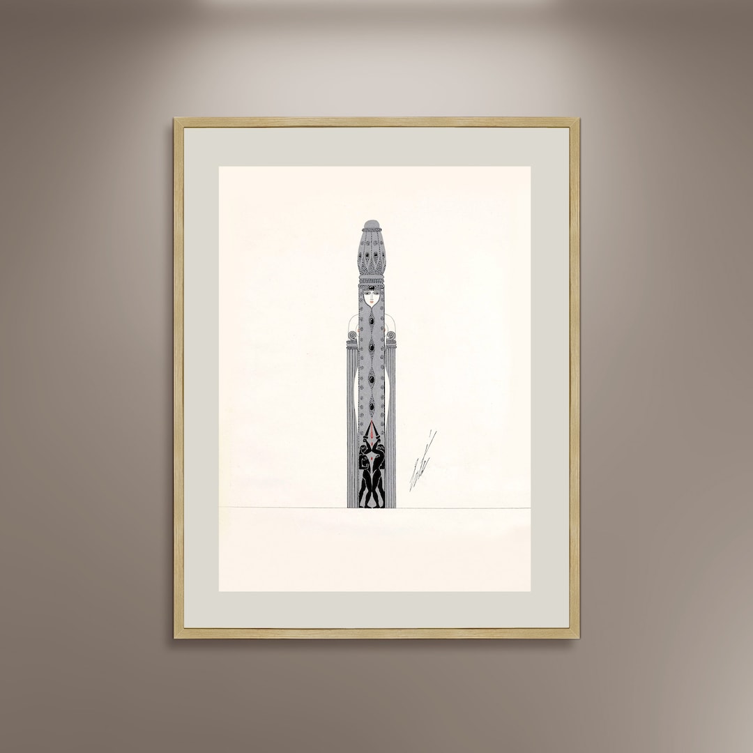 Erte, Hans Christian Andersen Fairy Tales Poster Print Framed Canvas ...