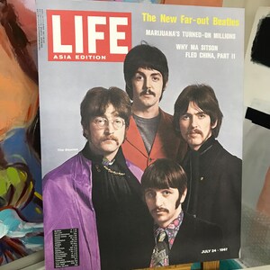 The Beatles Life Magazine (1967) Poster Print - Etsy
