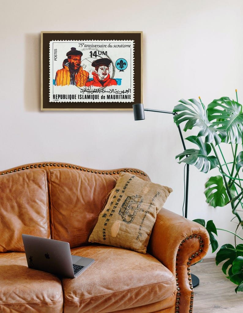Mauritania 1982 Postage Stamp Art Print: Vintage Travel Poster - Etsy