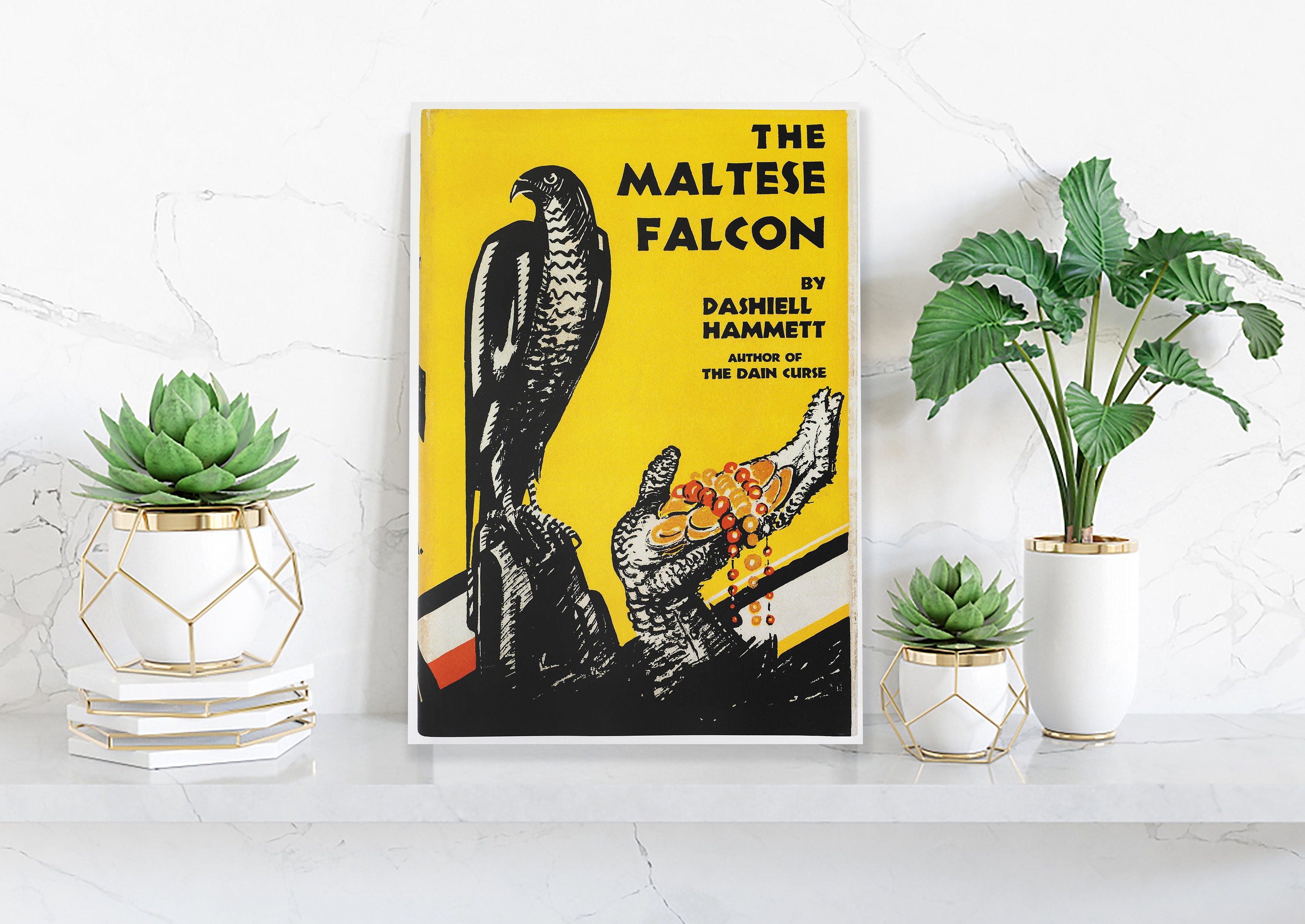 The Maltese Falcon Poster Falcon Wall Hangingthe Maltese - Etsy