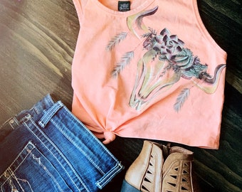 Hand Painted Tank Top - Etsy