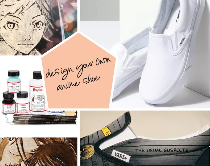 Custom Painted Vans Design Your Own Anime Shoe - Etsy