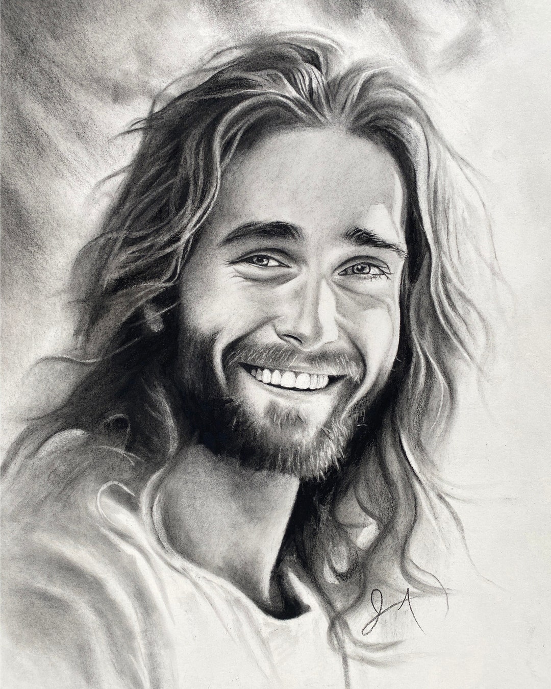 Be of Good Cheer. Christian Drawing - Print - Etsy