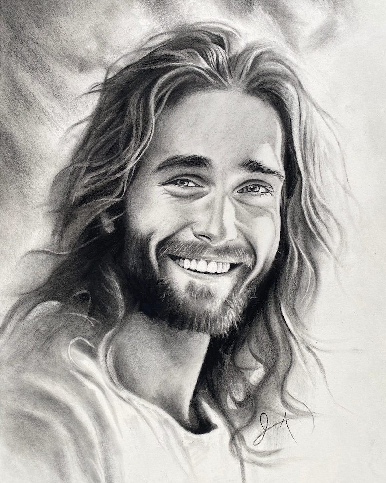 Be of Good Cheer. Christian Drawing Print - Etsy