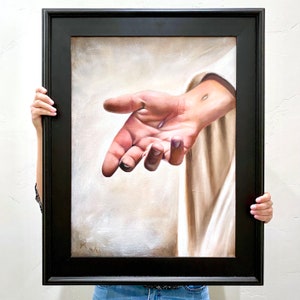 Reaching Out Hand Painting by James Anderson - Christian Art Prints - Etsy