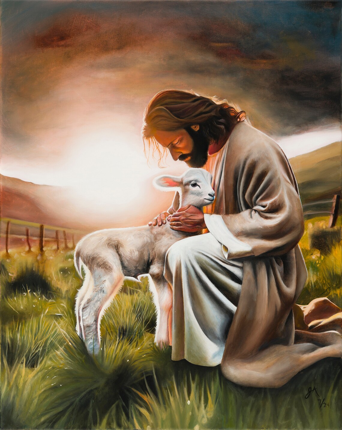 Never Forgotten Christian Painting Print - Etsy