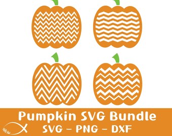 Chevron Pumpkin Svg - Etsy
