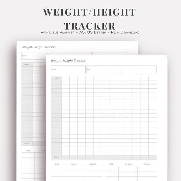 Child Growth Chart - Etsy
