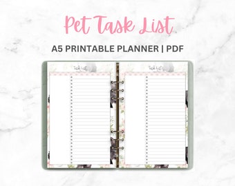 Task List Printable, Task Tracker & Organizer, Printable Planner ...