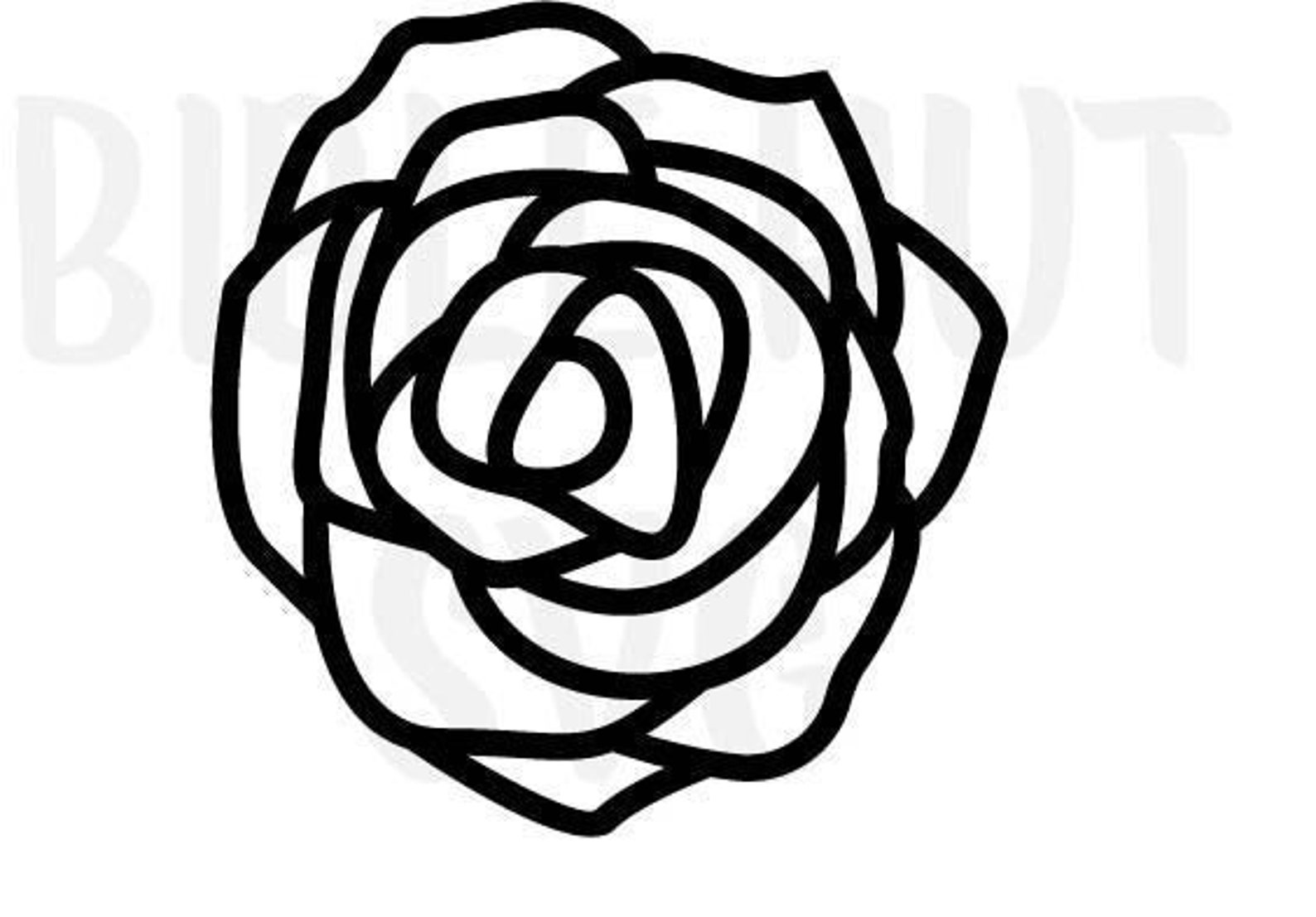 Rose SVG Rose SVG File Spring Flower Svg Rose Flower Svg - Etsy Canada