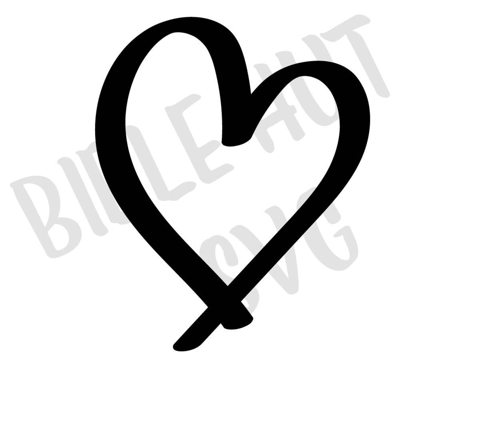Hand Drawn Heart SVG Doodle Heart Svg Heart Shape Svg - Etsy Canada