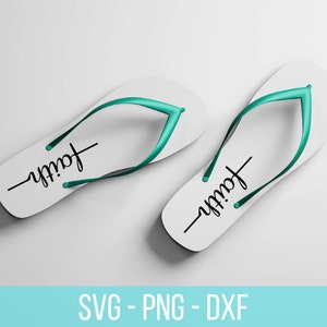 Faith Cross Flip Flops SVG Faith Cross Svg, Christian Svg, Handwritten ...