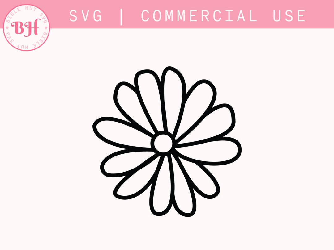 Daisy SVG, Daisy Png, Daisy Flower Svg, Daisy SVG Cut Files, Simple ...