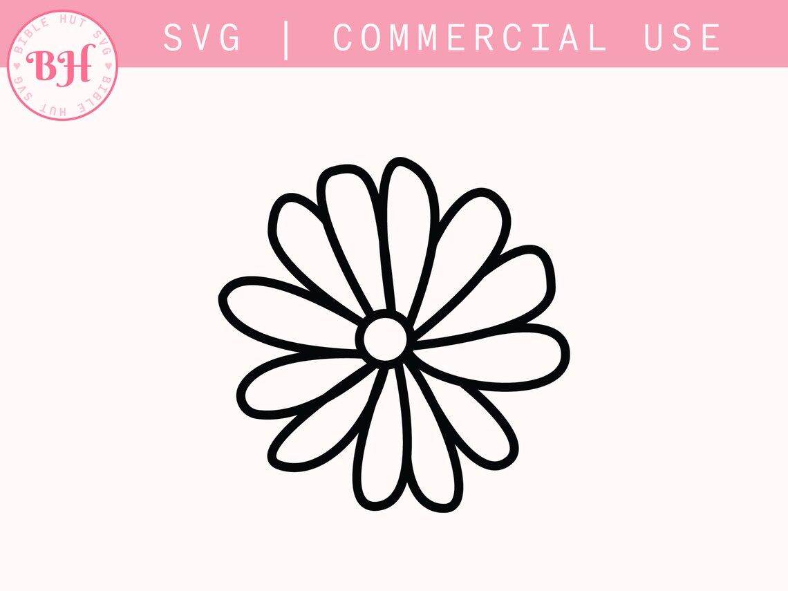 Daisy SVG, Daisy Png, Daisy Flower Svg, Daisy SVG Cut Files, Simple ...