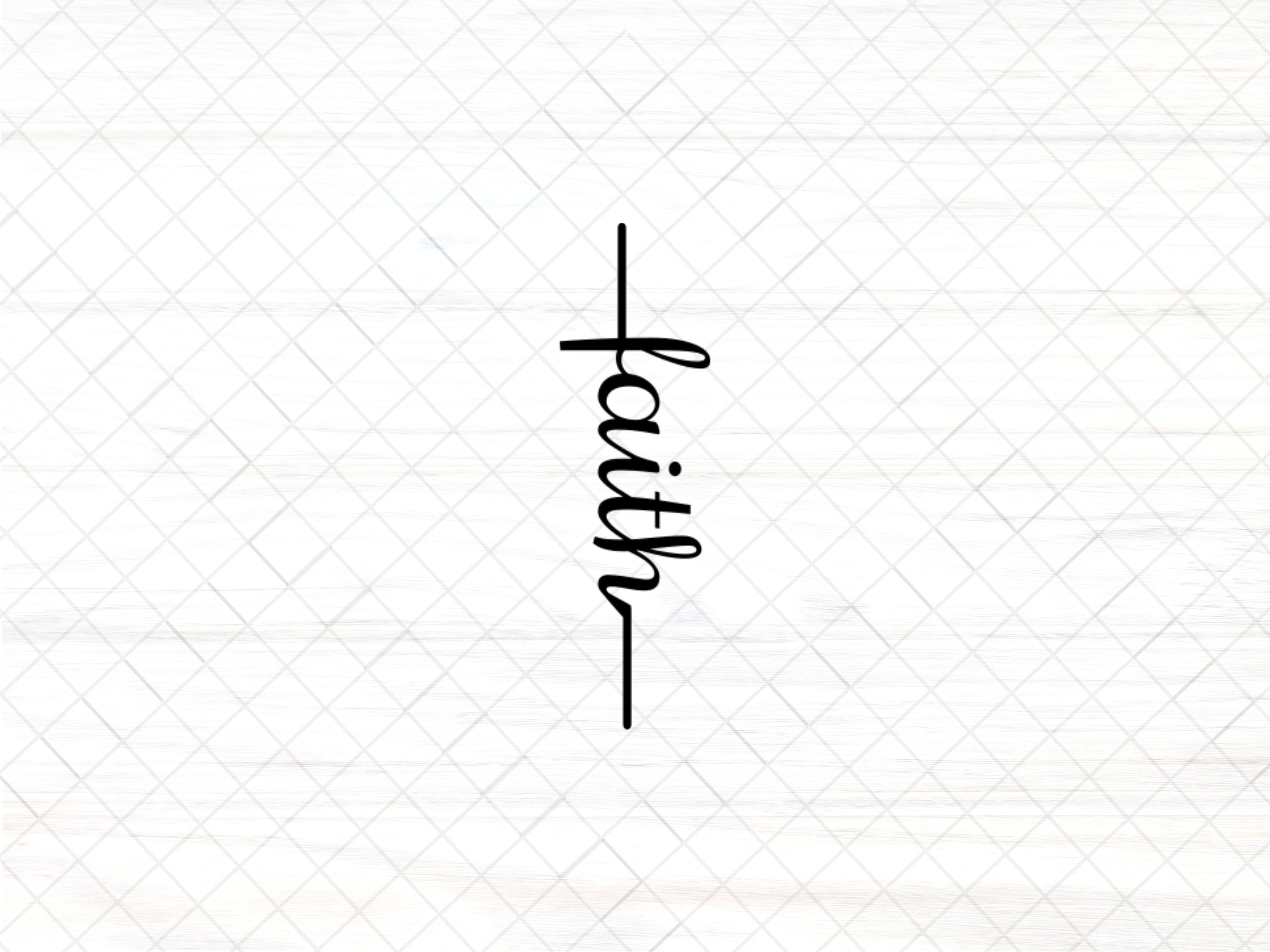 Faith Cross Flip Flops SVG Faith Cross Svg, Christian Svg, Handwritten ...