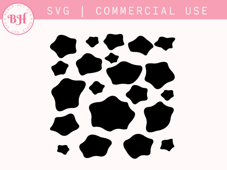 Cow Print SVG Cow Pattern SVG Cow Print Pattern Cut File - Etsy Israel