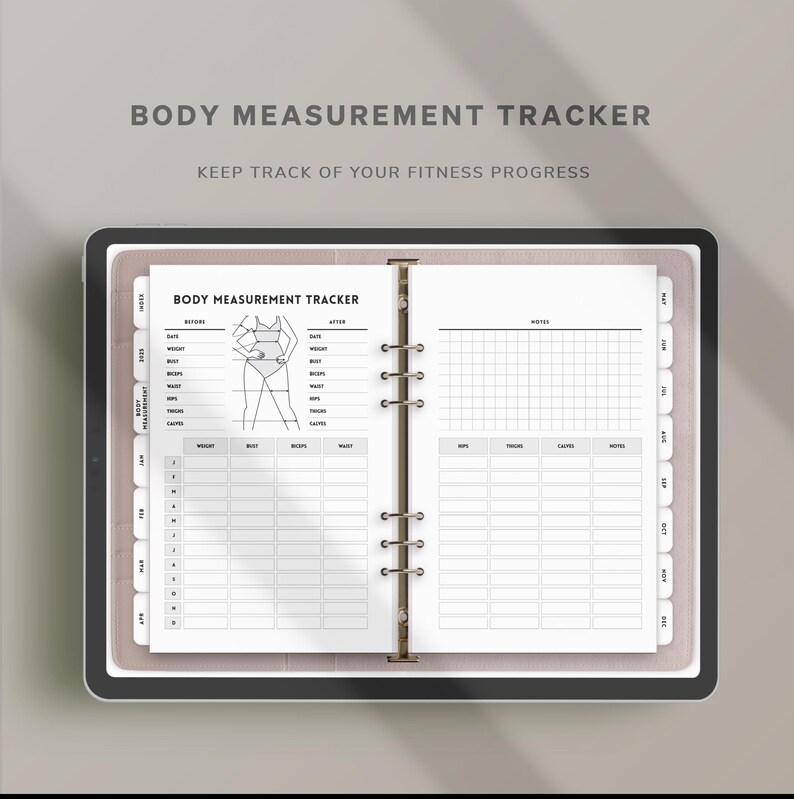 Digital Fitness Planner for Ipad, Workout Tracker Digital, Goodnotes ...