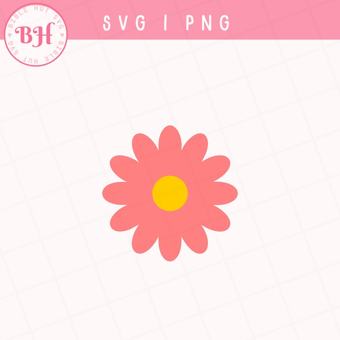 Groovy Flower SVG PNG | Retro Flower Svg | Groovy Flowers Svg | Vintage ...