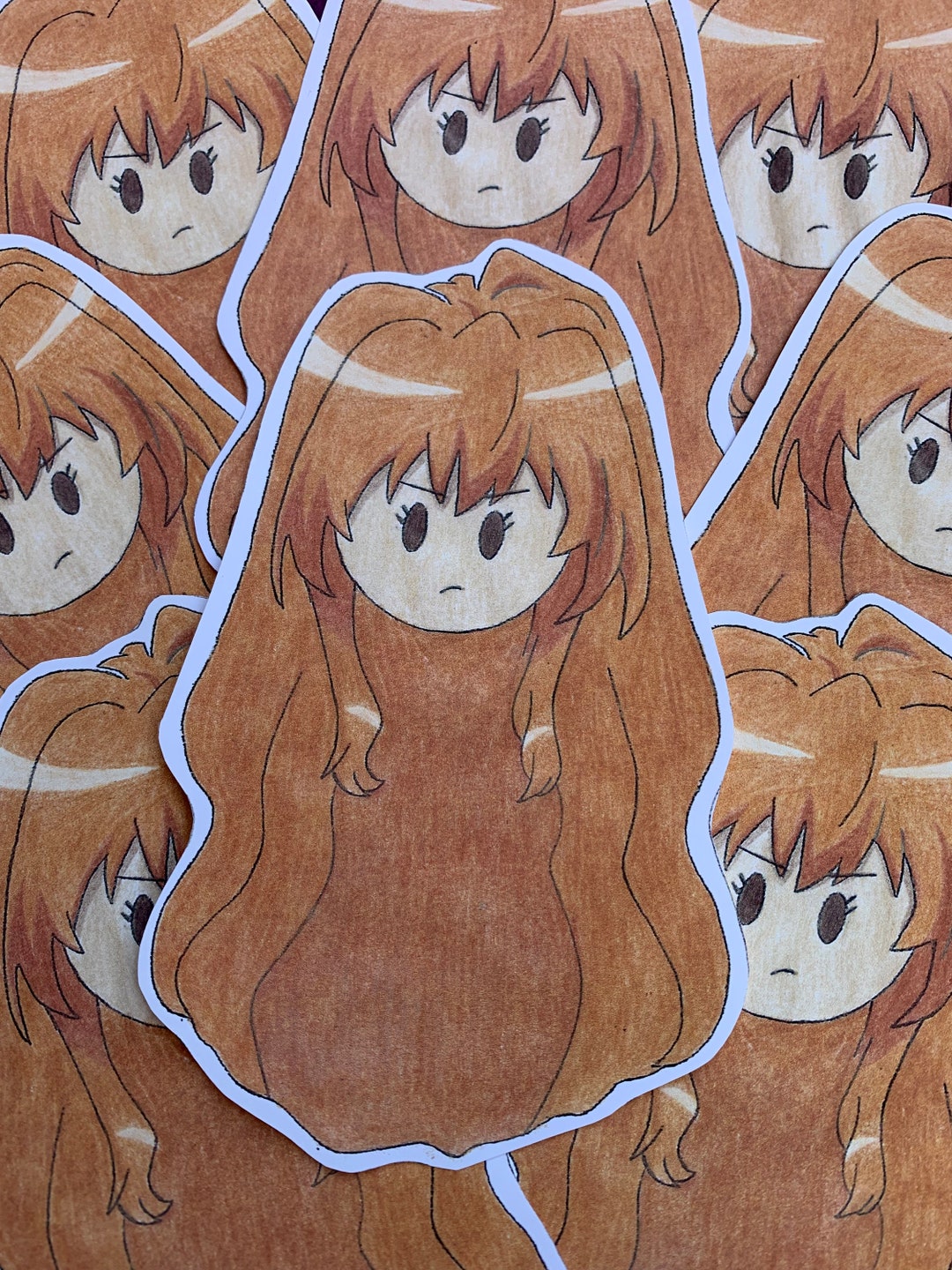Taiga Aisaka Hand Drawn Sticker - Etsy