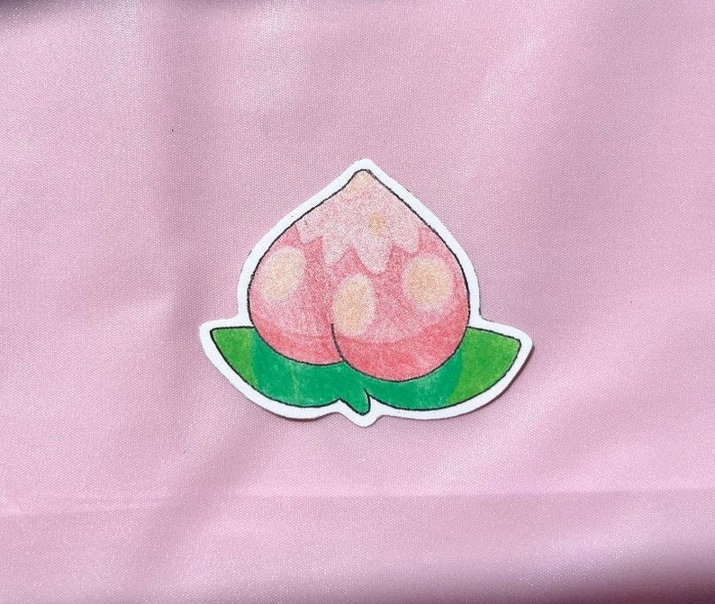 Pecha Berry Hand Drawn Sticker - Etsy