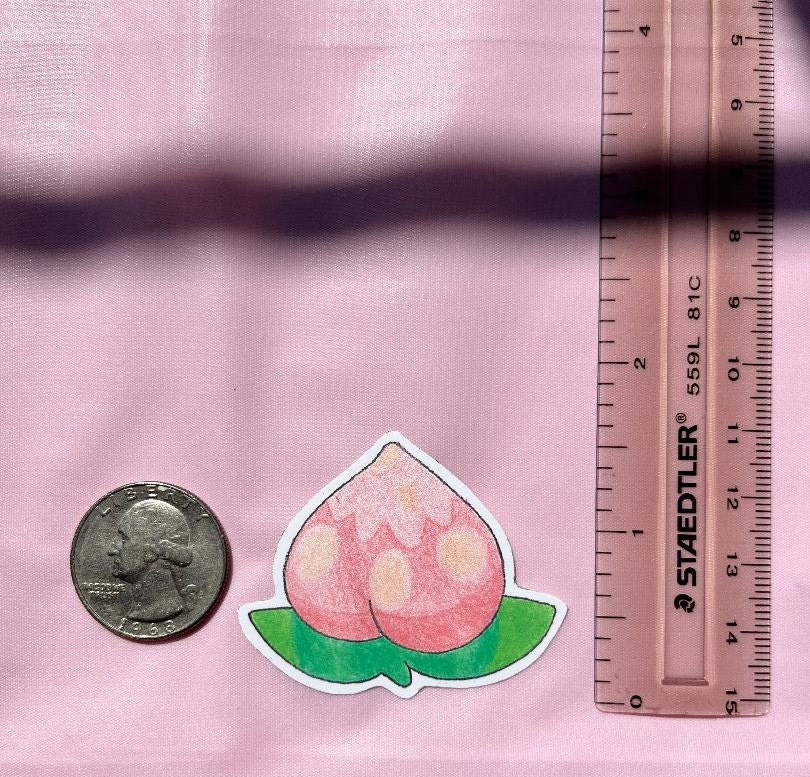 Pecha Berry Hand Drawn Sticker - Etsy