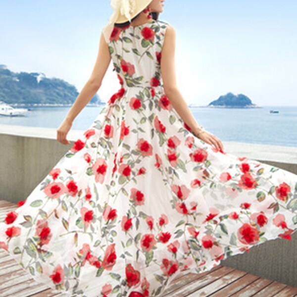 Three Dimensional Flower Dress - Etsy