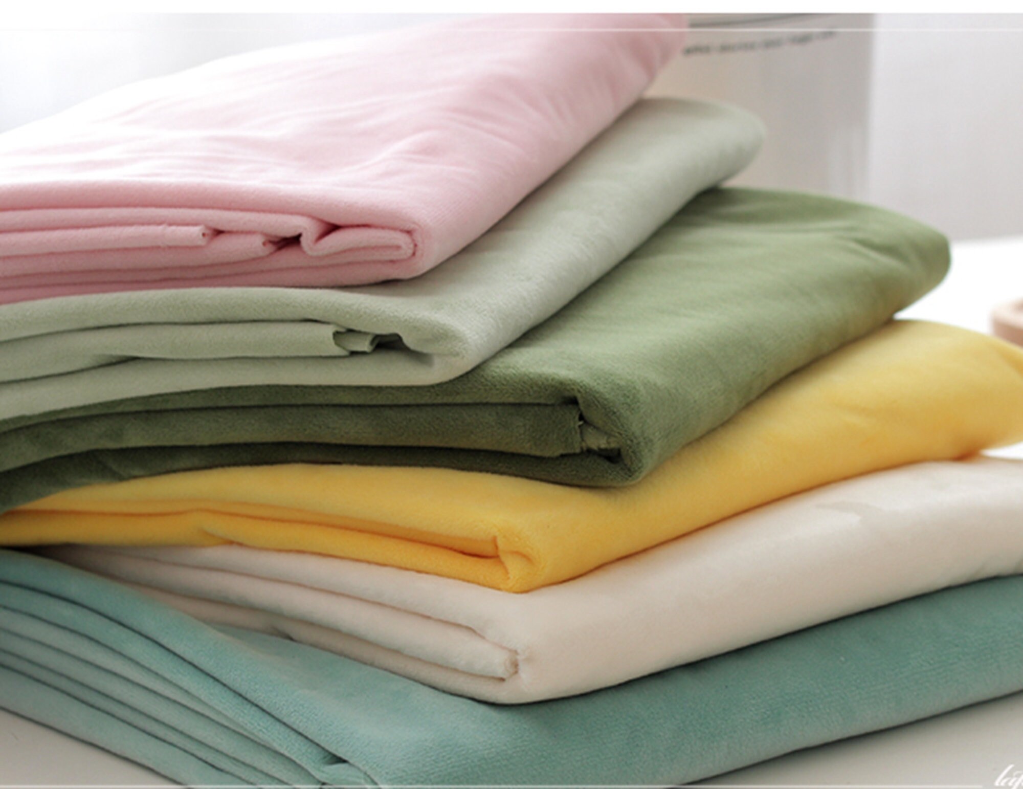 Solid Smooth Minky Fabric Short Plush Crystal Super Soft - Etsy