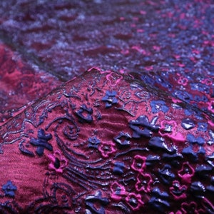 Gold Embossed Positioning Jacquard Fabric - Jacquard Fabric - Dress ...