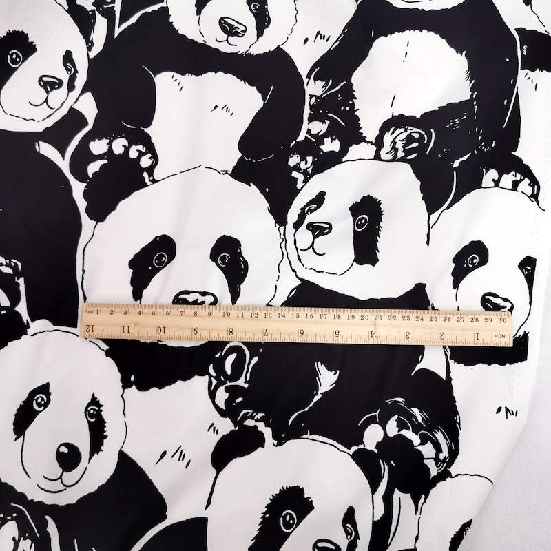 Panda Fabric - Etsy UK