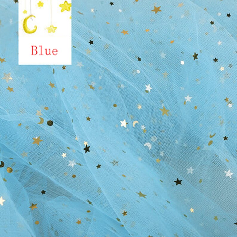 Star Mesh Fabric, Starry Sky Mesh Pink Background Fabric, Lace Fabric ...