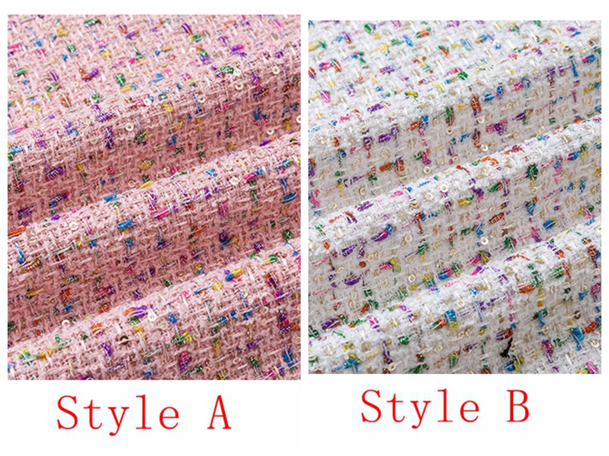 10 Color Tweed Fabric Autumn and Winter Fabric by the Half - Etsy UK