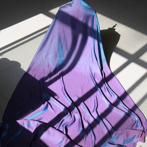 Blue-purple Gradient Cloth Pure Cotton Skin Luster Silk Cloth ...