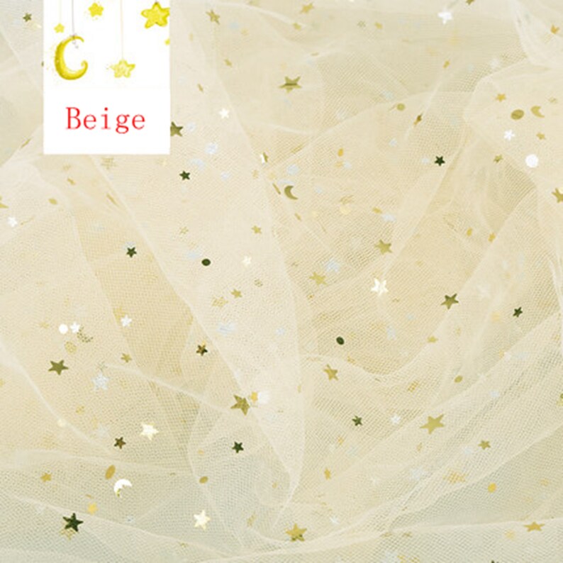Star Mesh Fabric, Starry Sky Mesh Pink Background Fabric, Lace Fabric ...