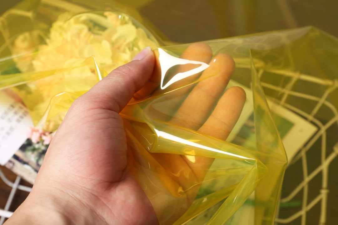 Yellow Transparent TPU Fabric: Soft Clear Vinyl, 48" Wide (half Yard ...