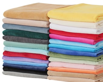 Short Plush Crystal Super Soft Plush Fabric for Sewing DIY Handmade ...