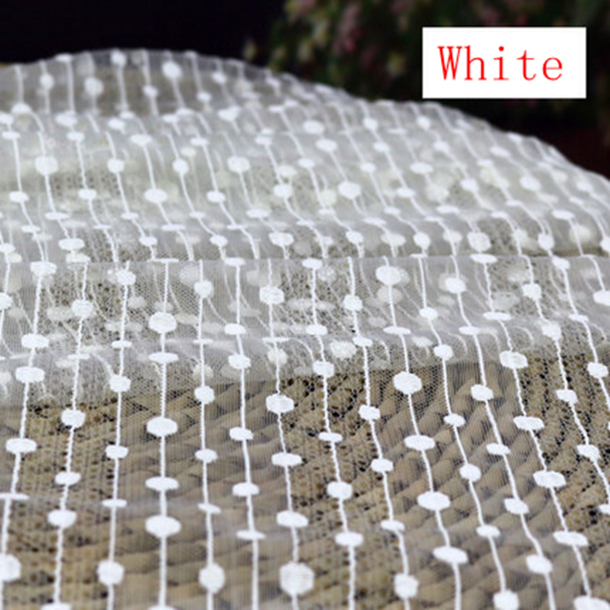 Straight lace fabric mesh fabric mesh see-through dress | Etsy