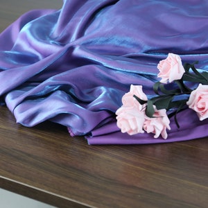 Blue-purple Gradient Cloth Pure Cotton Skin Luster Silk Cloth ...
