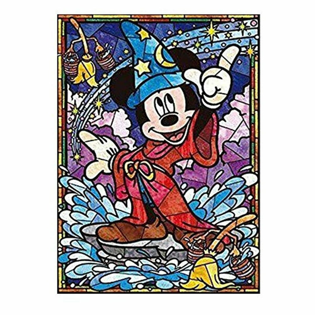 Mickey Mouse Paint by Number Kit - Etsy