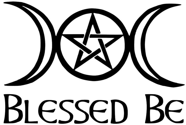 Blessed Be Vinyl Decal - Etsy