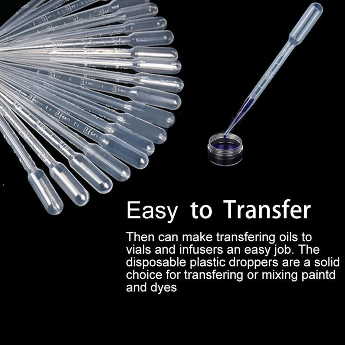 10 Pieces 3ml Disposable Plastic Droppers - Etsy