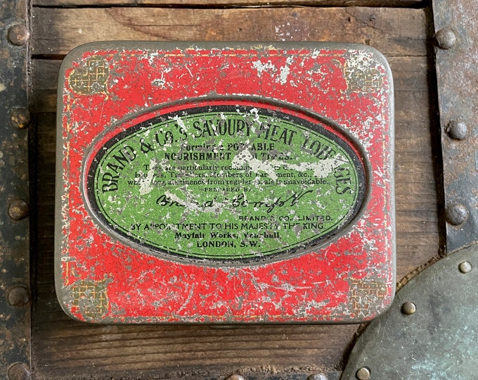 Vintage Tin - Brand & Co's Savoury Meat Lozenges - OOAK - Etsy